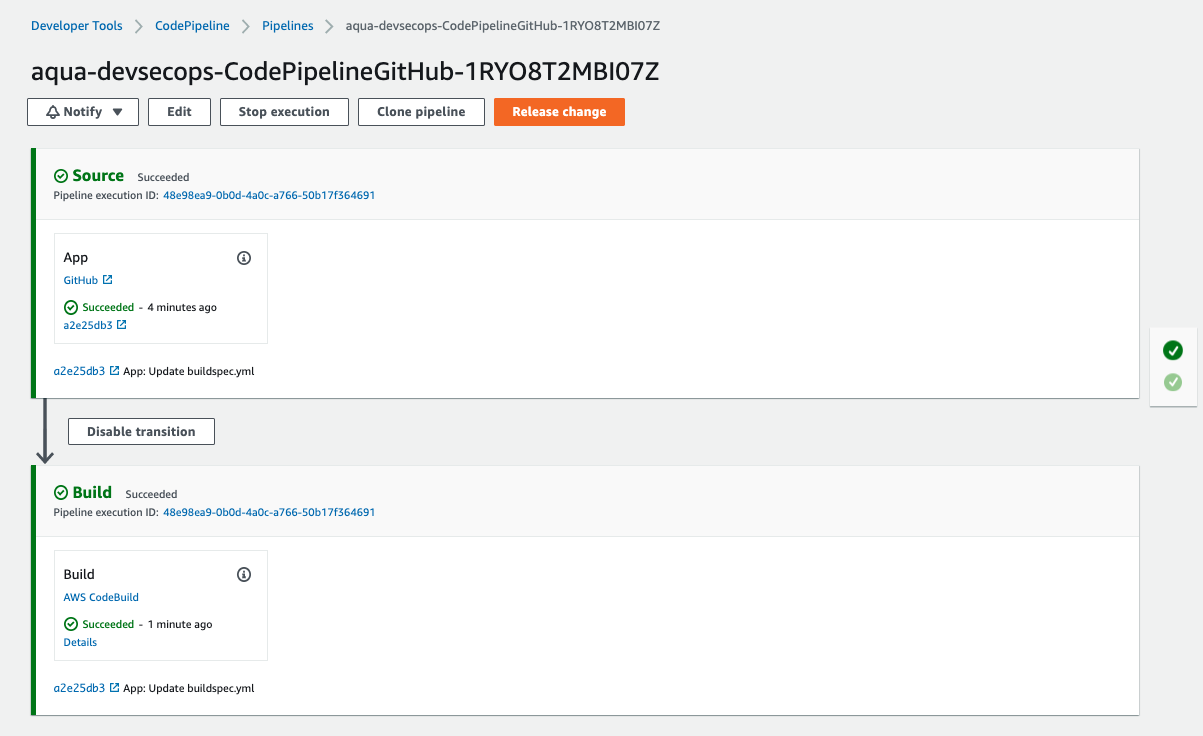Trigger a new release :: Aqua Security Workshop