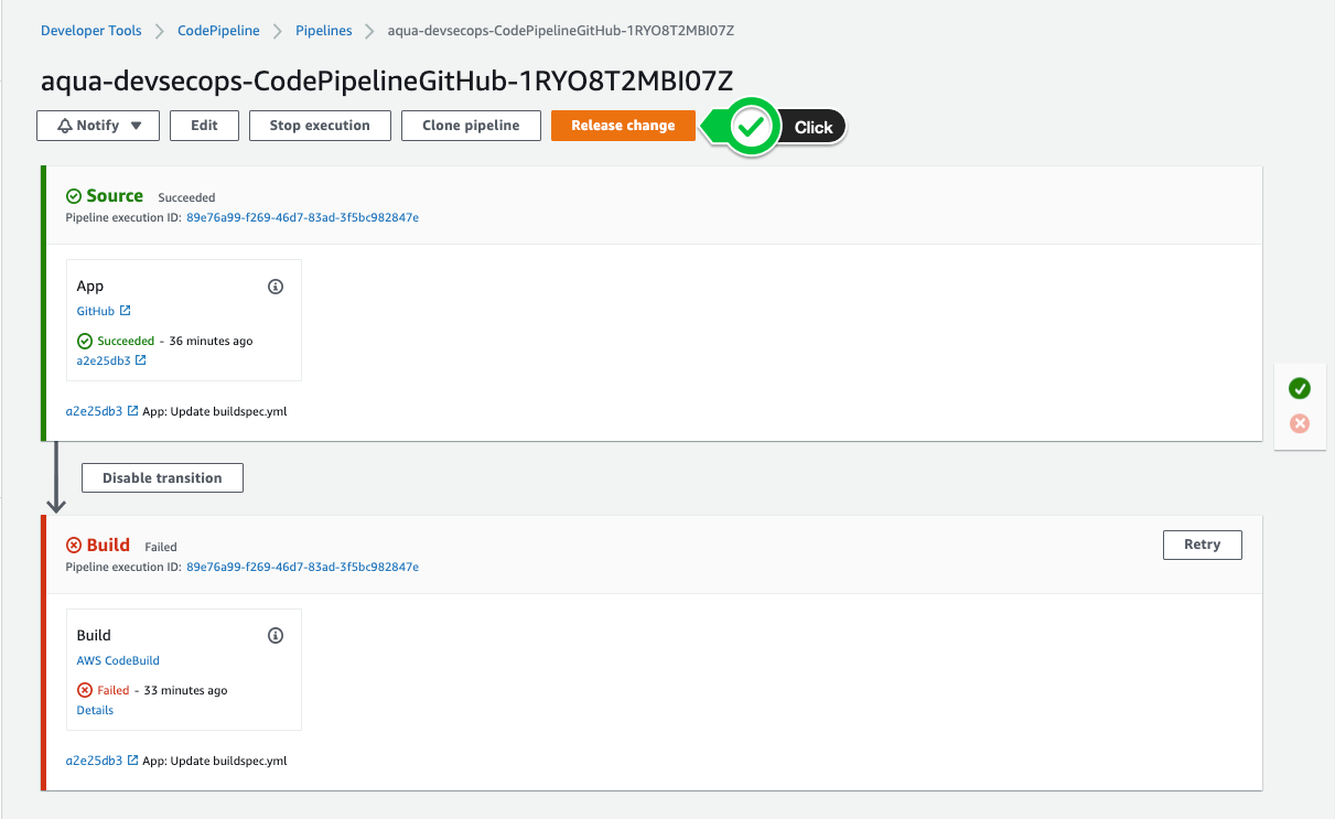 Trigger a new release :: Aqua Security Workshop